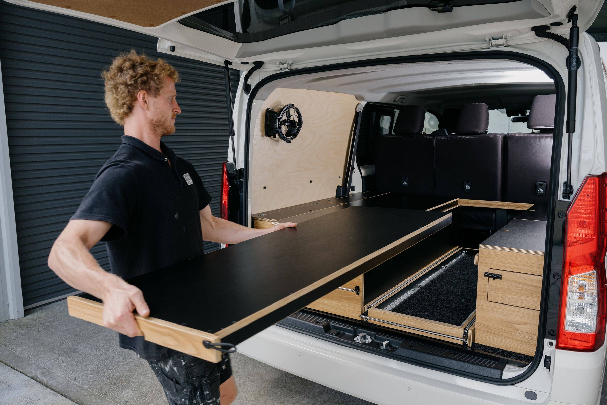 Hiace Crew Van Fitout | Transforming Camper | Dogged Campers